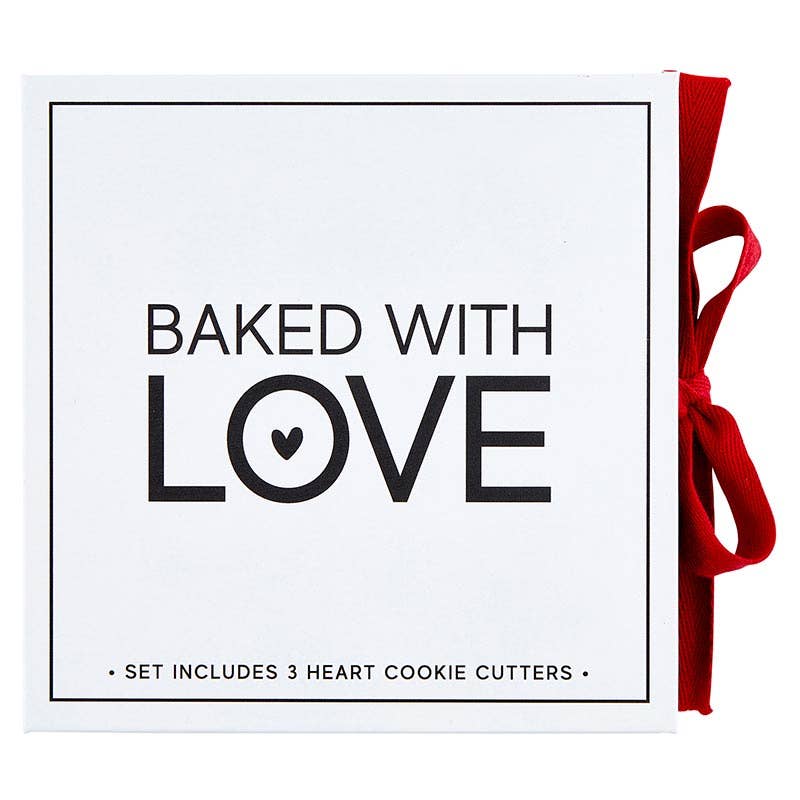 Heart Cookie Cutter Book Box - Set of 3 | Sweet Elevation Bakery